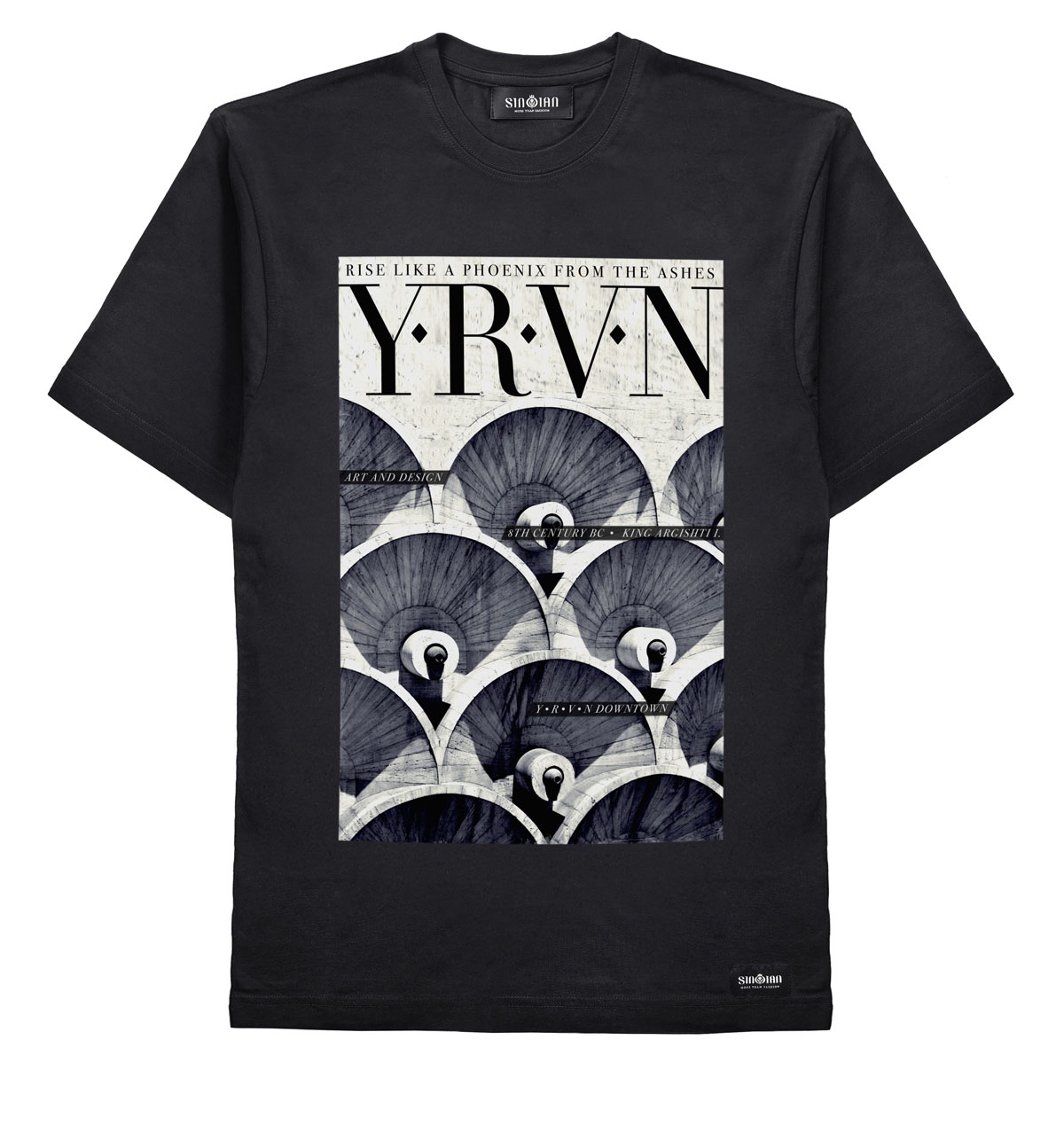 SINOIAN Yerevan printed Designer T-Shirt - YRVN
