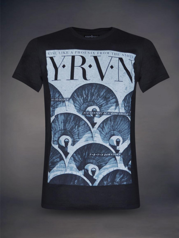 Armenian Fashion - Designer Yerevan T-Shirts with Cascade print